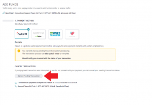 Guide: Paxum Payments Towards Your TrafficJunky Account