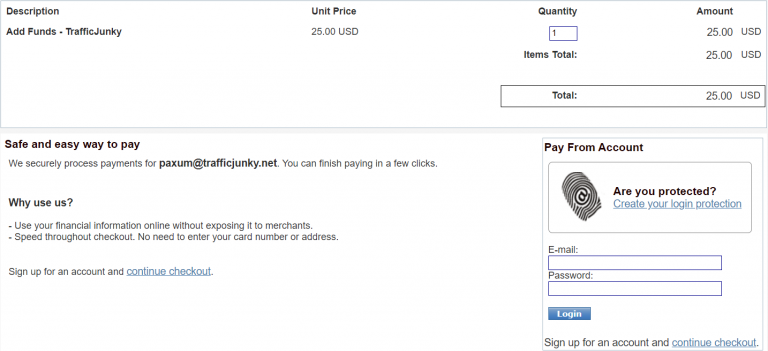 Guide: Paxum Payments Towards Your TrafficJunky Account