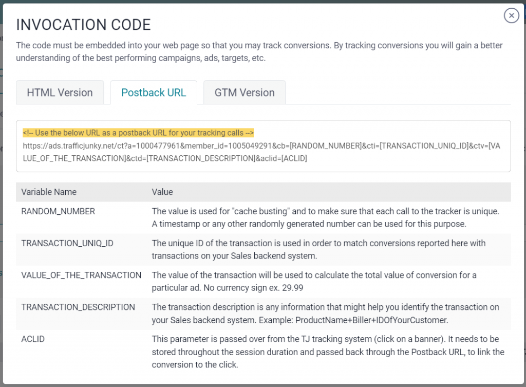 Update Invocation Codes – Conversion Trackers, Retargeting, and ...